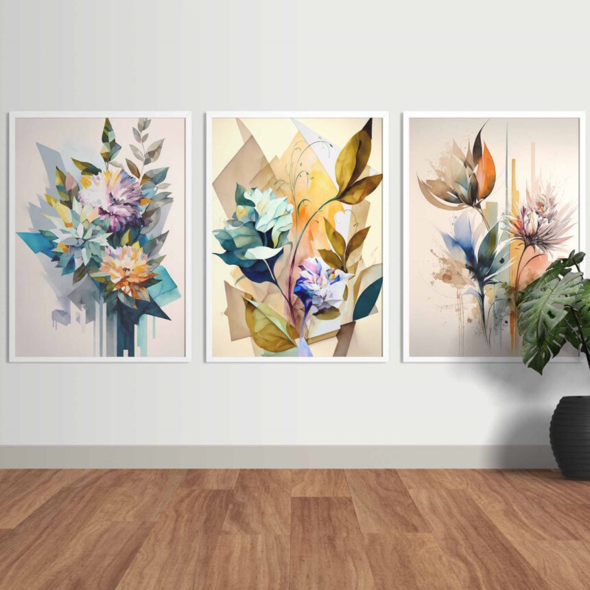 Madhubani Flowers - Magic Tree Prints