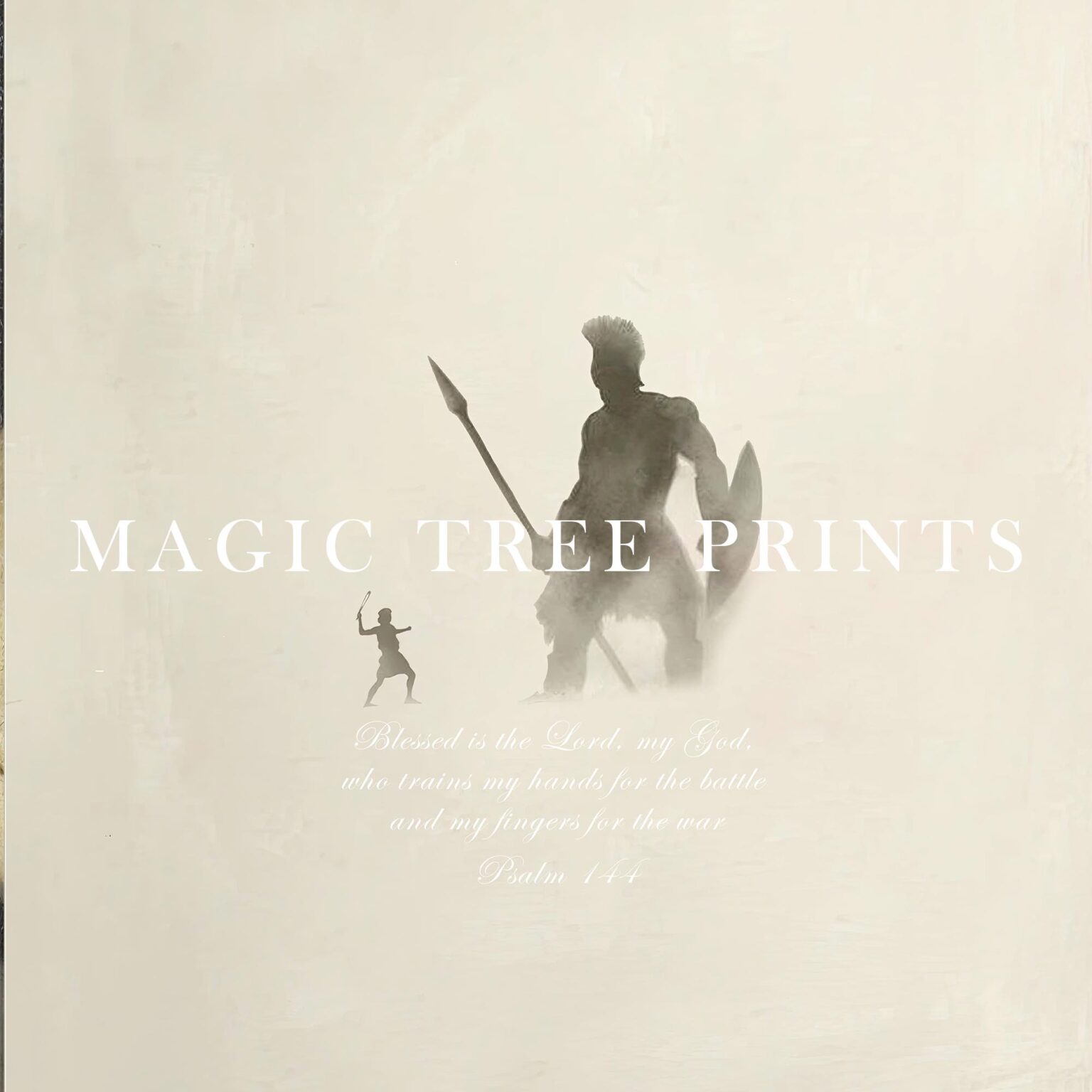 David And Goliath - Beautiful Christian Art